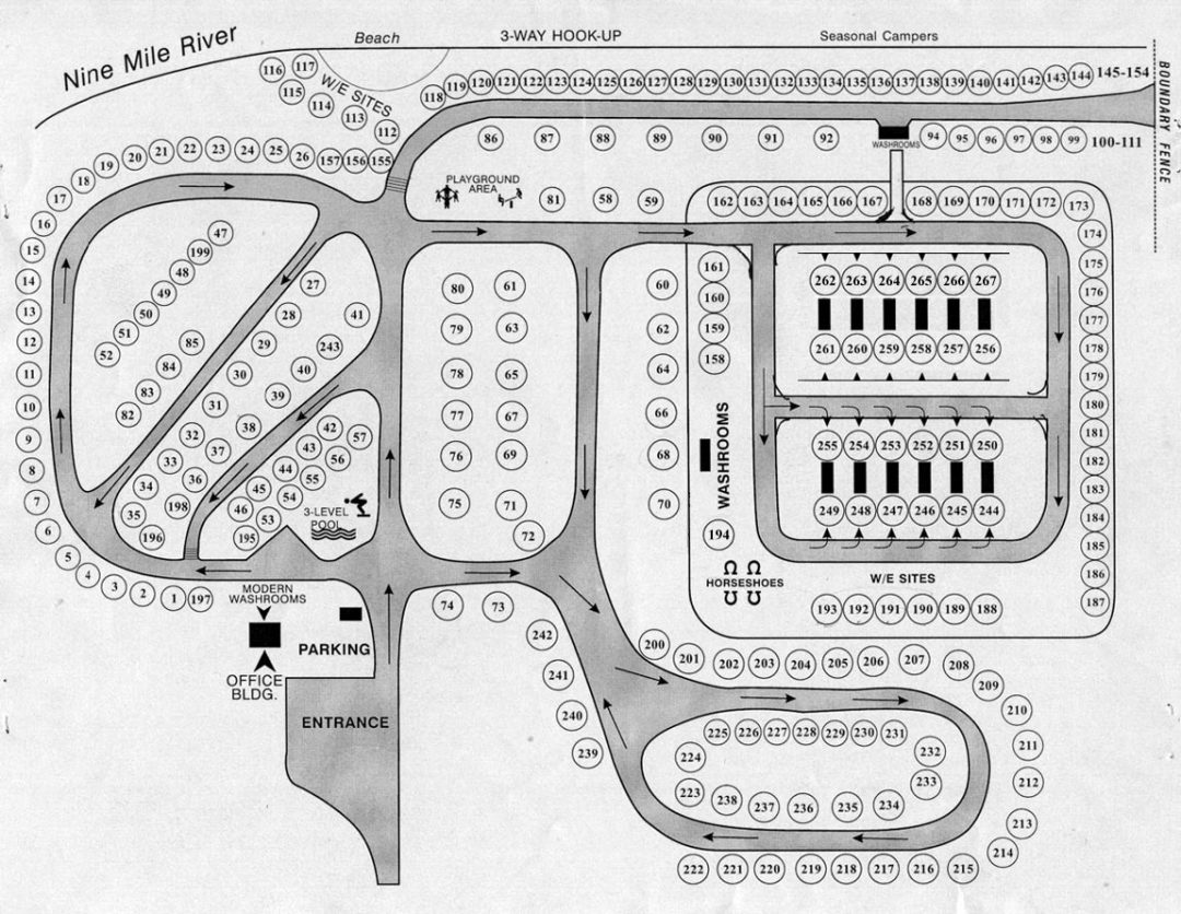 Lot Map | Riverland Campground and RV Park